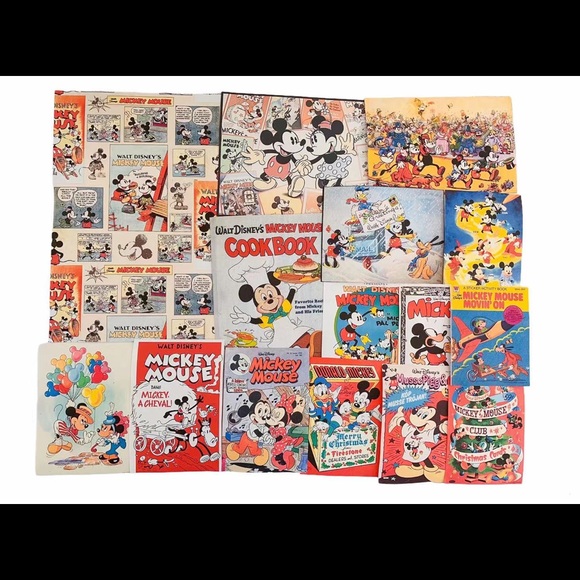 Art | Disney Mickey Mouse Junk Journal Ephemera | Poshmark